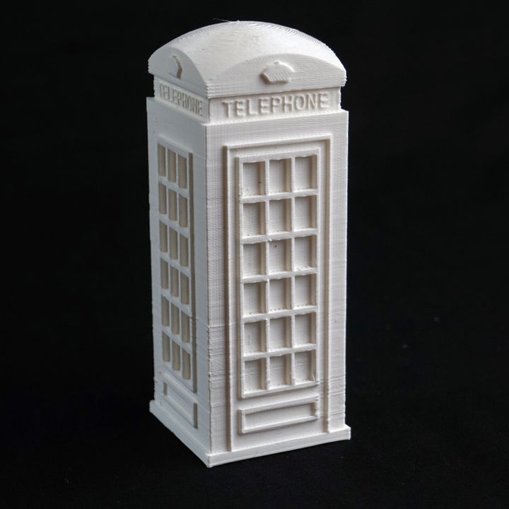 3D Printable London Telephone Box by brian paul goldie