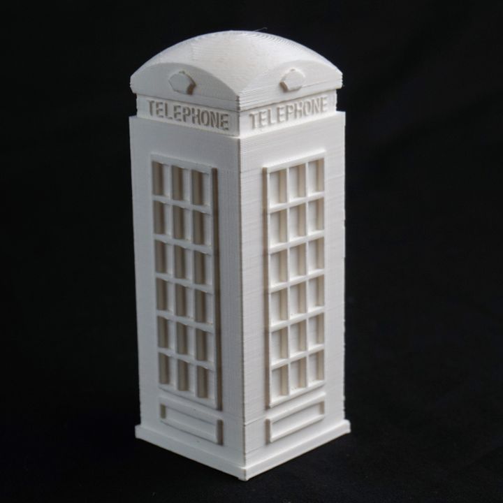 3D Printable London Telephone Box by brian paul goldie