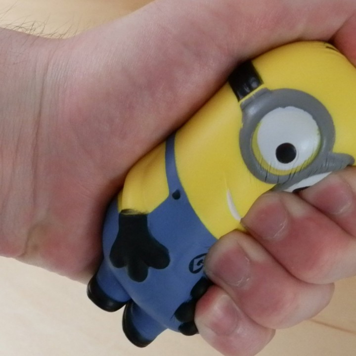 3D Printable Minion Anti-Stress Ball by Raymond