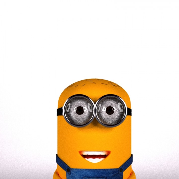 3D Printable Minion Anti-Stress Ball by Raymond