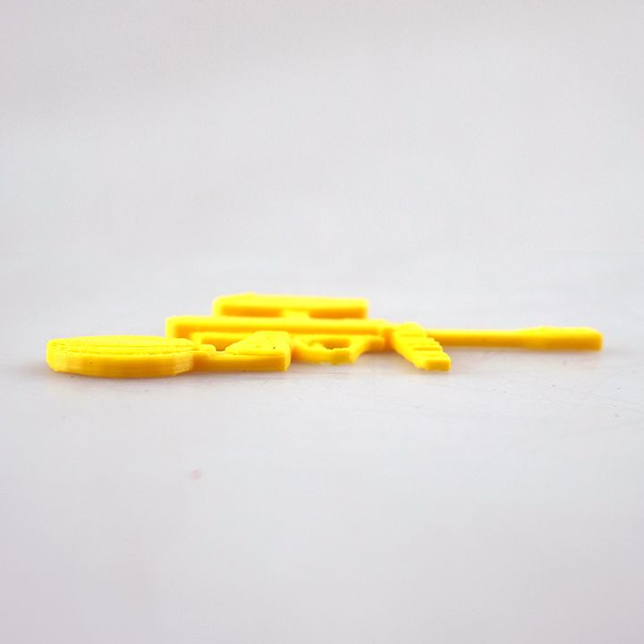 3D Printable PaintBall Marker Keychain by AJ