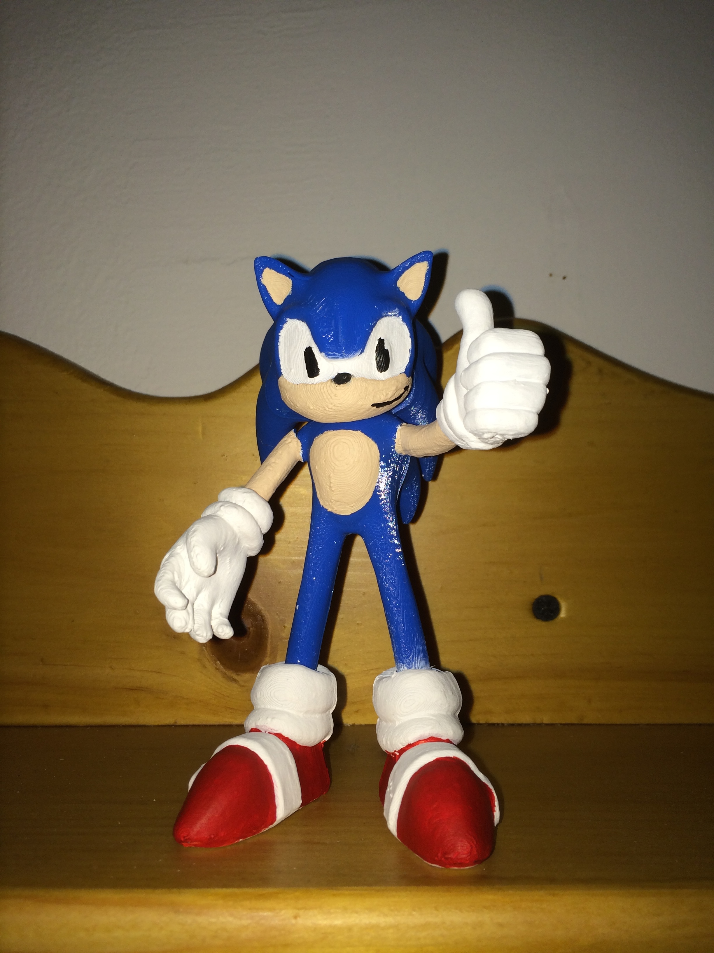 3D Printable Sonic The Hedgehog by Ying
