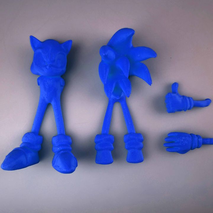 3D Printable Sonic The Hedgehog by Ying