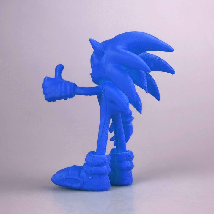 3D Printable Sonic The Hedgehog by Ying