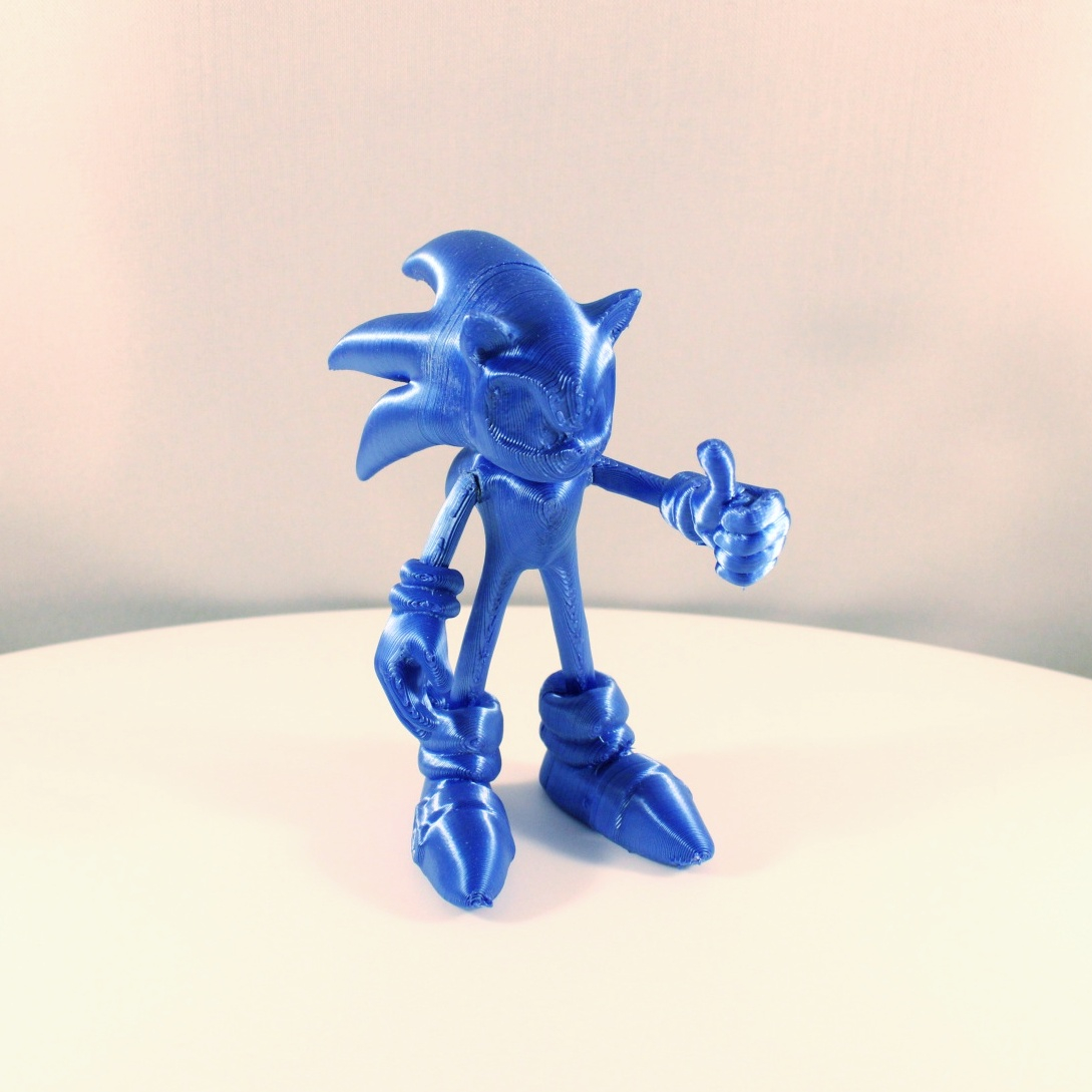 3D Printable Sonic The Hedgehog by Ying