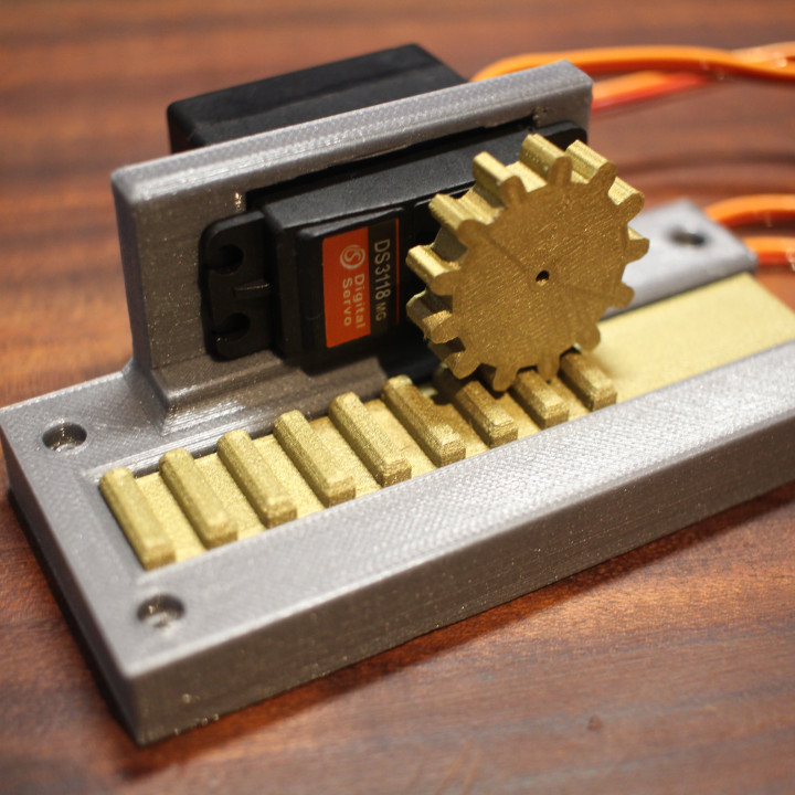 3D Printable Motorized Door Lock by Mayur Singh