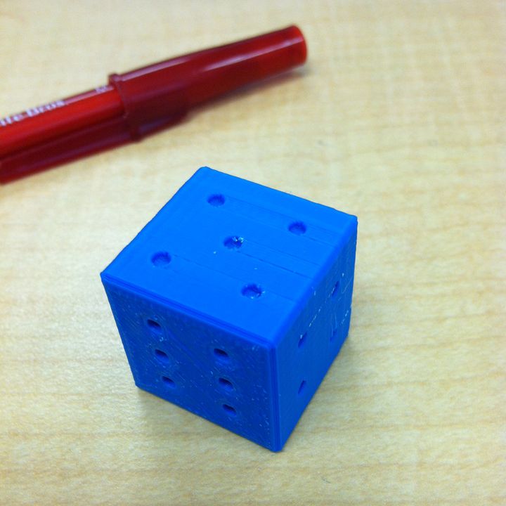 3D Printable Dice by M Fetrow