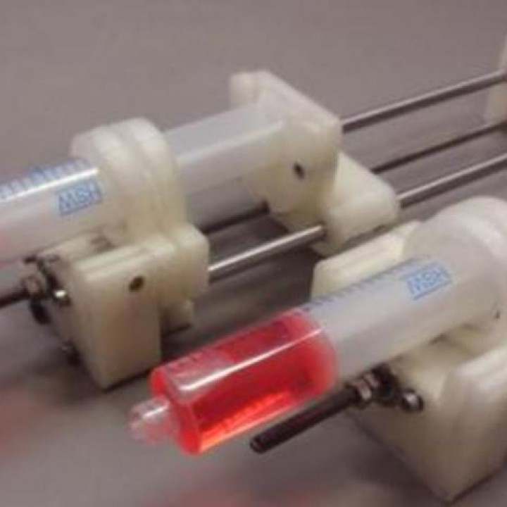 3D Printable syringe pump by Joshua Pearce
