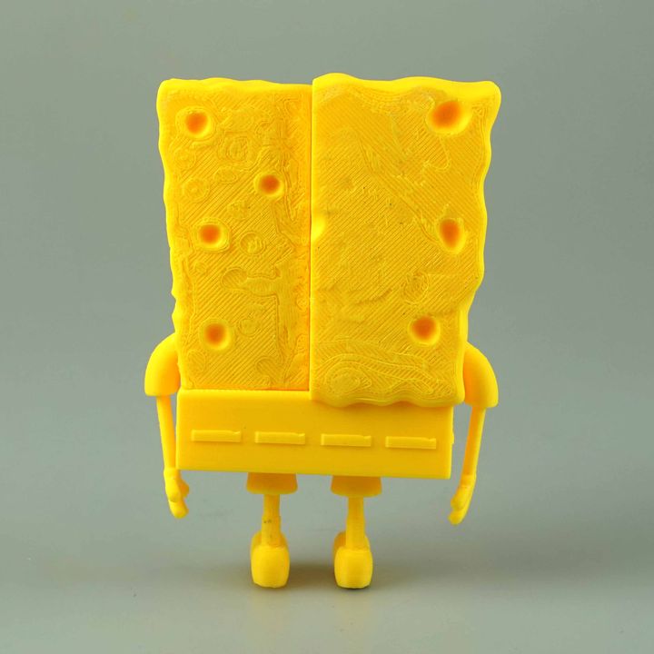 3D Printable Spongebob Anatomy by Frederico David Sena