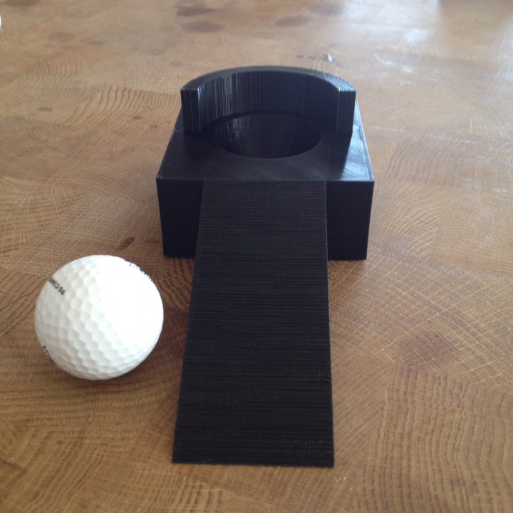 3D Printable indoor putting hole by jort wiersma