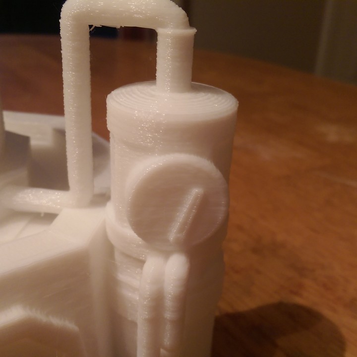 3D Printable Clash of Clans Laboratory Level 8 by Carter Richmond