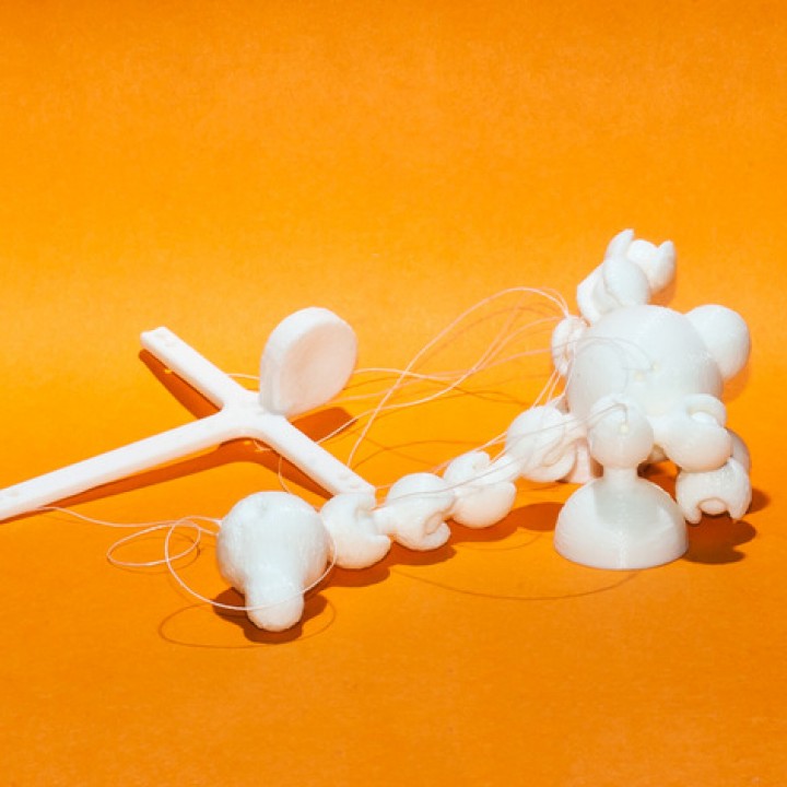 3D Printable Articulated Emu by Egon van Engelen