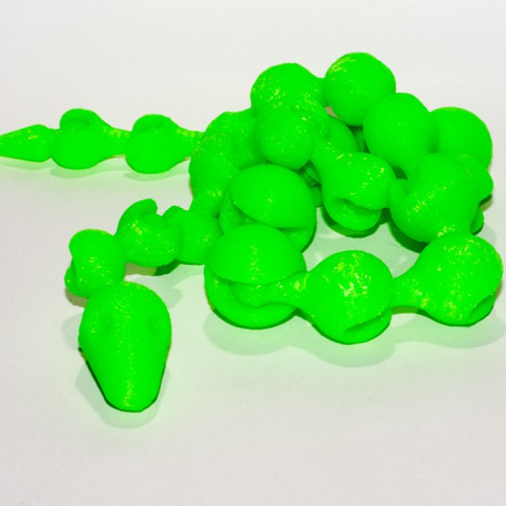 3D Printable Articulated Snake by Egon van Engelen
