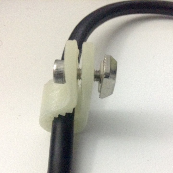 3D Printable Cable Clamp by Russ Taber