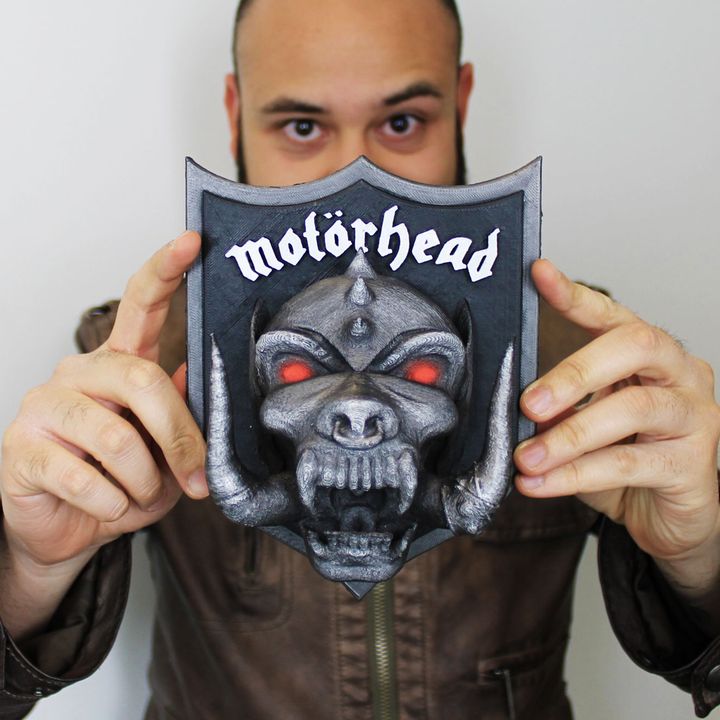 3D Printable Motorhead Crest!!! by Ricardo Salomao