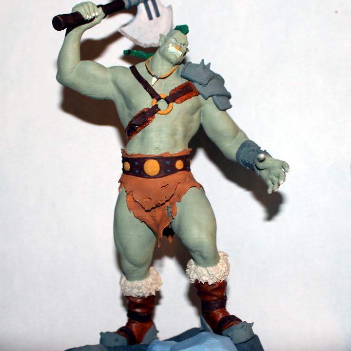 3D Print of Orc Rage - Hearthstone by WilliamJHatten