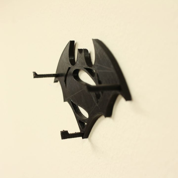 3D Printable Batman Vs Superman- Key chain Holder by Godson T Stephen