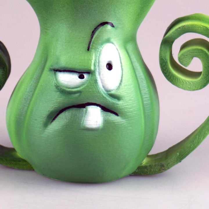 3D Printable BONK CHOY - Plants Vs Zombies by Marco Autilio