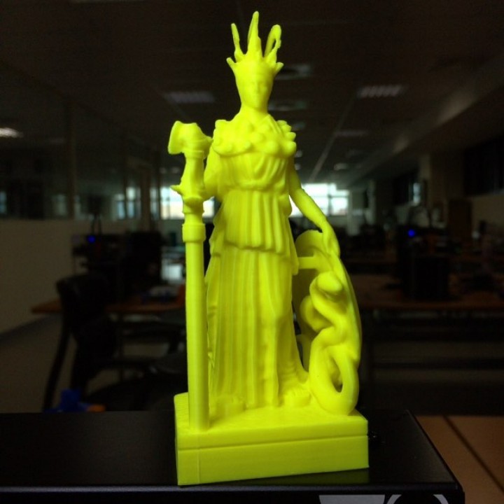3D Print of The Varvakeion Athena at The National Archaeological Museum ...