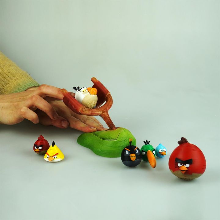 3D Printable BOMB - Angry Birds by Marco Autilio