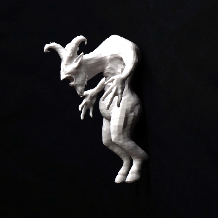 3D Printable Guillermo del Toro inspired Creature by Carlos humberto Tejeda