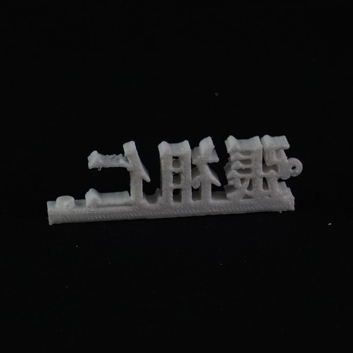 3D Printable chinese words Key chain by Ed Kwok