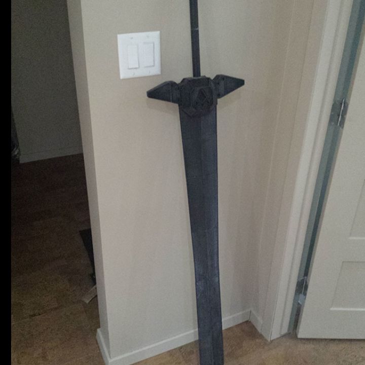 3D Printable BIg Goron Sword (Ocarina of Time) by Arden Phillips