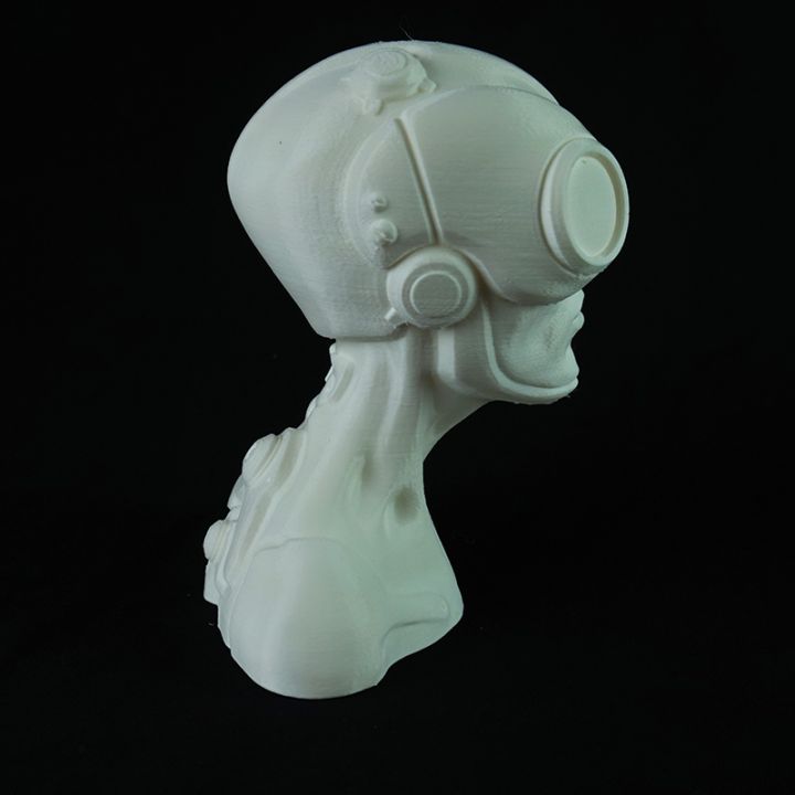 3D Printable The Armoured Baron Pilot Bust by David William Webb