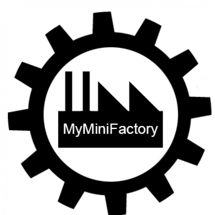 3D Printable MyMiniFactory New Logo by Stefano Meneghelli