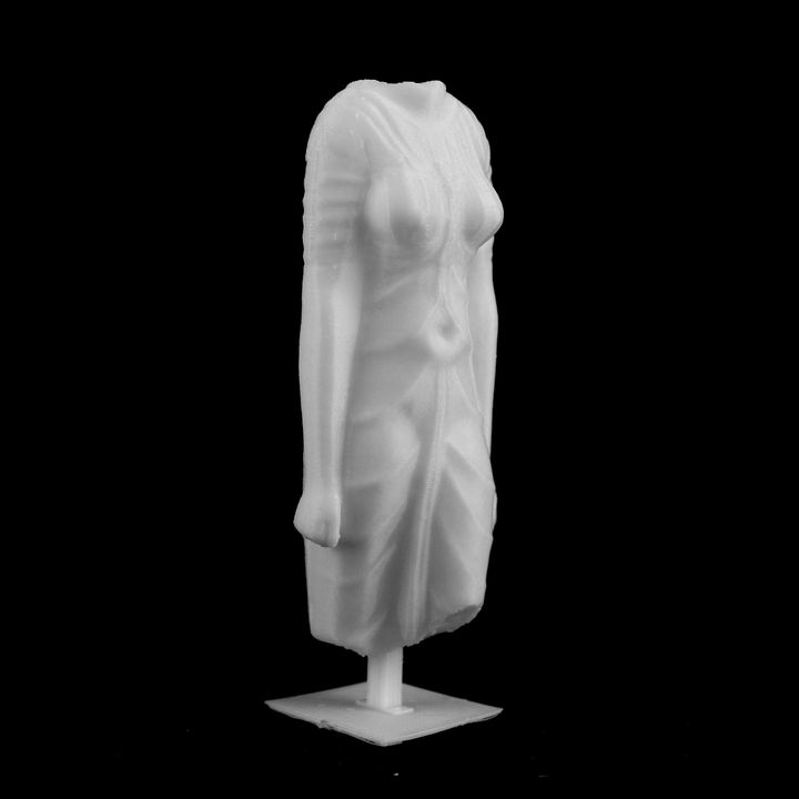 3D Printable Deity at the Louvre, Lens, France by Scan The World