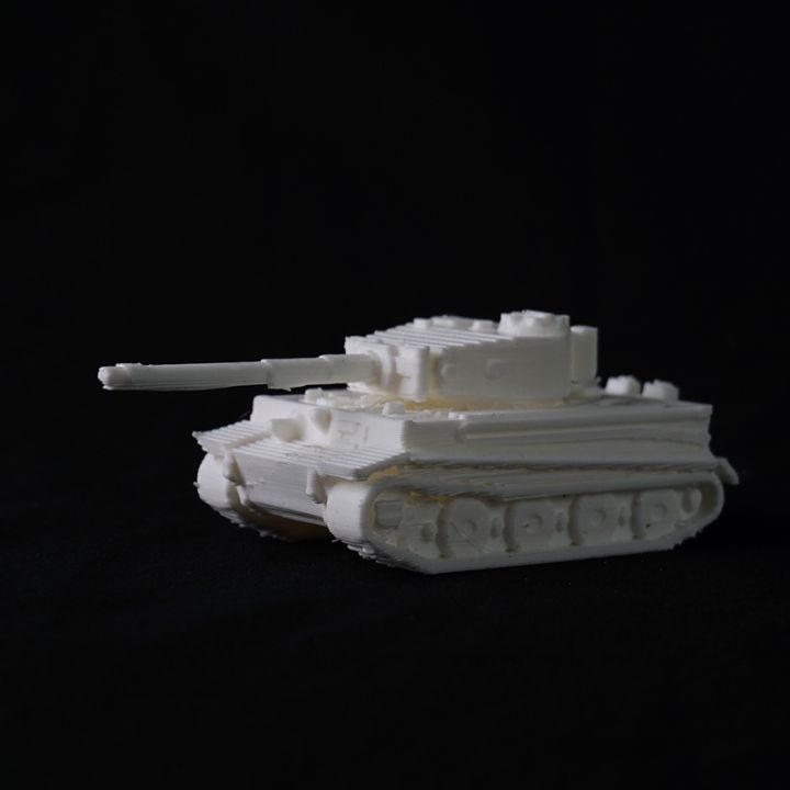 3D Printable Tiger tank mk1 28mm by Nick Veitch