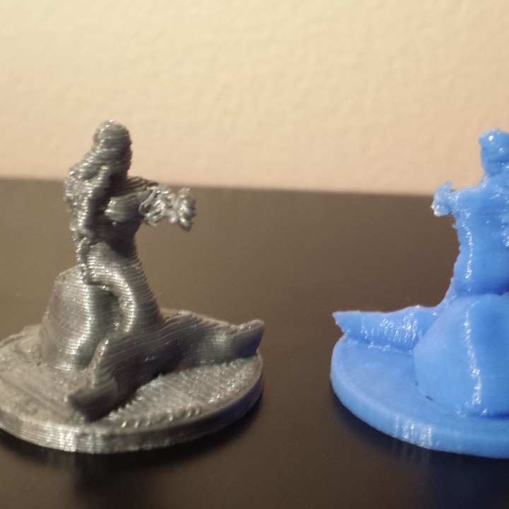 3D Printable Mermaid Miniature Figure by Ashley Sheppard