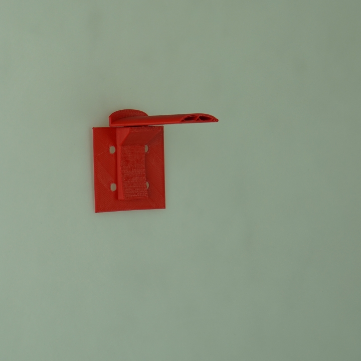 3D Printable Wall mounted headphone stand by Borna Budimir Bekan
