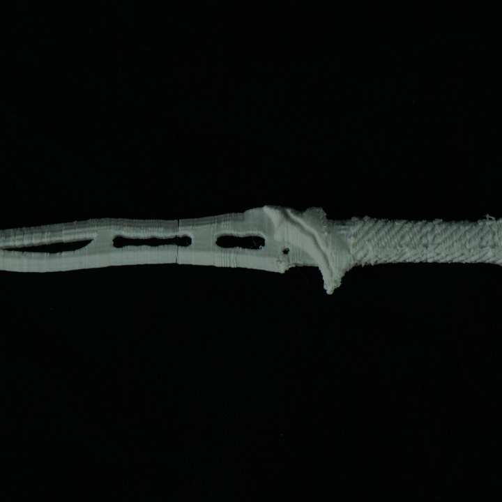 3D Printable bone blade by panayoti kleidaras