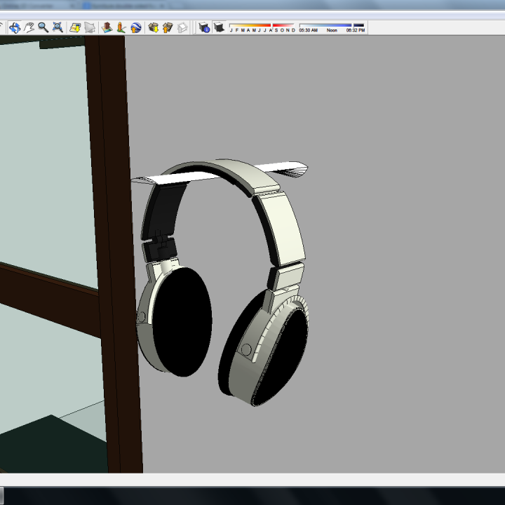 3D Printable Floating Headphone Mount - by Jeremy Downes Art by Jeremy ...