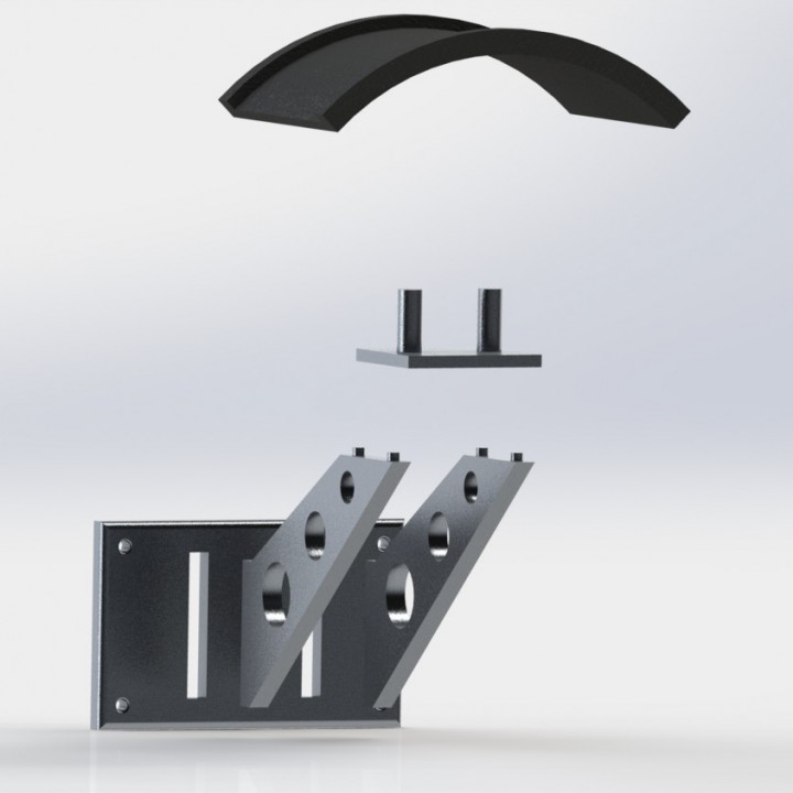 3D Printable Headphone Stand- JWright (LinusComp) by Jonathan Wright