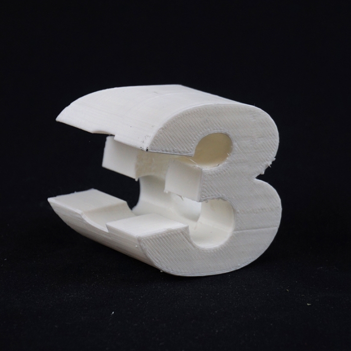 3D Printable Cool 3D Letters by Shaun Weyer