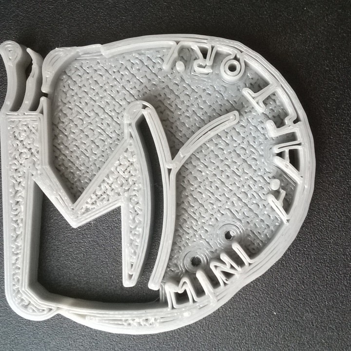 3D Printable Logo my mini factory rework by fabrication perso