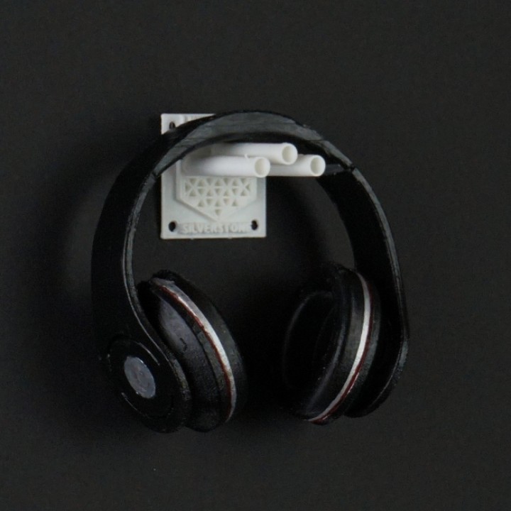 3D Printable LTT & Silverstone Wall Mounted Headphone Rest by Toby Ball ...