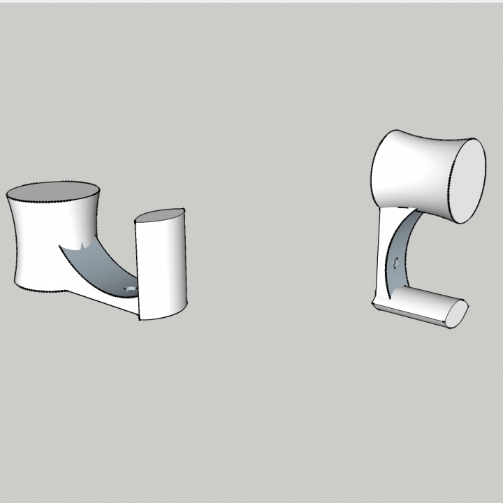 3D Printable The Clifton Hat Rack by Early Clifton Cobb III