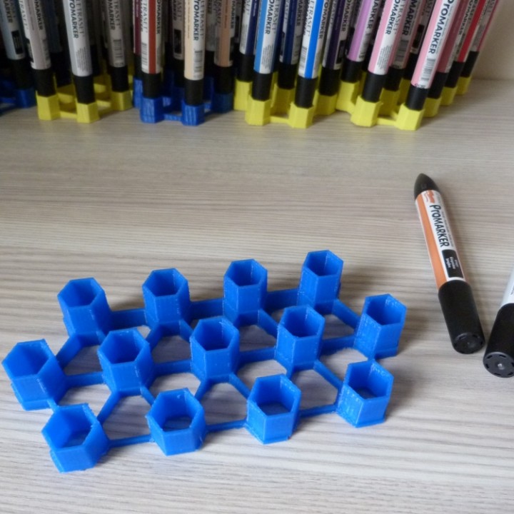 3D Printable MARKER SUPPORT by Peter De Corte
