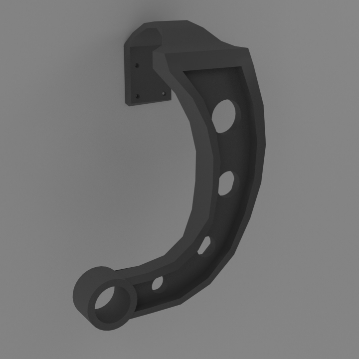 3D Printable Linus Tech Tips Headphone holder by Hugh by Hugh Barrow