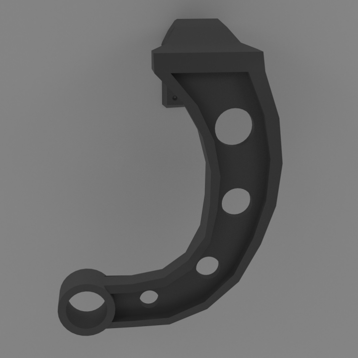 3D Printable Linus Tech Tips Headphone holder by Hugh by Hugh Barrow