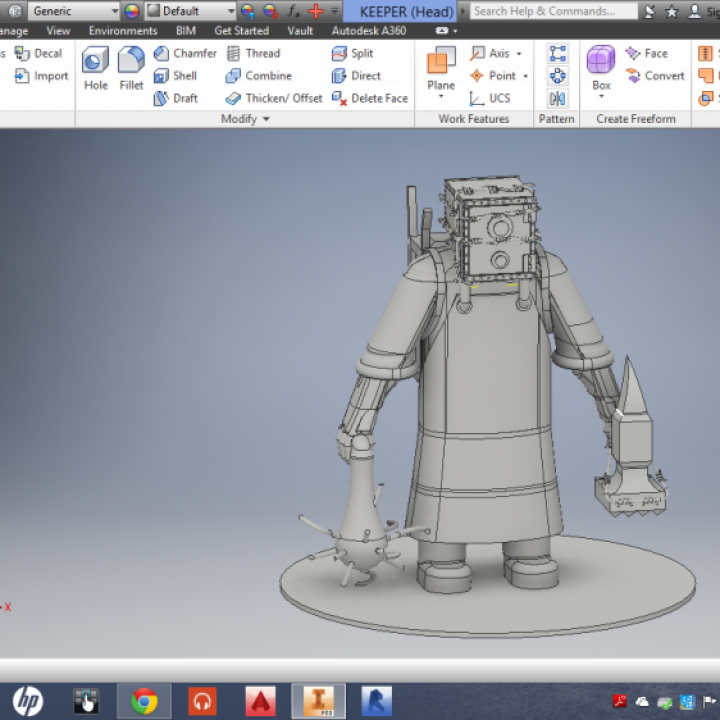 3D Printable THE KEEPER (The Evil Within : Fan Made) by Nicholas Martinez