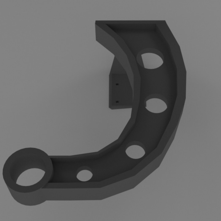 3D Printable Linus Tech Tips Headphone holder by Hugh by Hugh Barrow