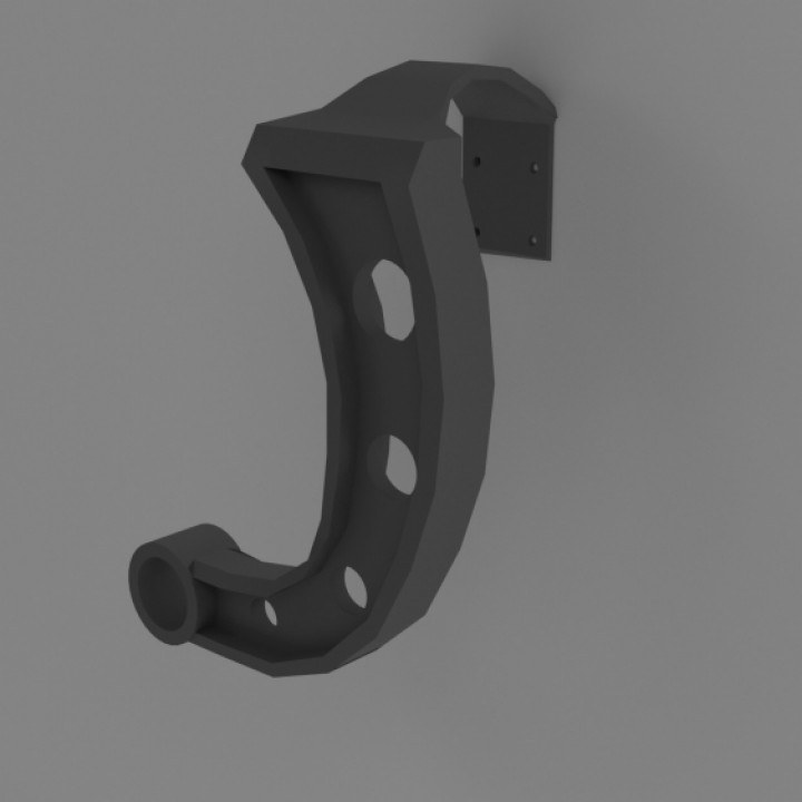 3D Printable Linus Tech Tips Headphone holder by Hugh by Hugh Barrow