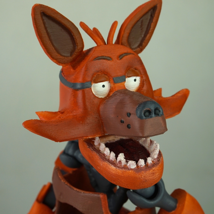 3D Printable Print in Place Character Creation Foxy by Matthew Clarke