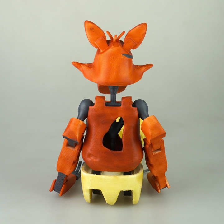 3D Printable Print in Place Character Creation Foxy by Matthew Clarke