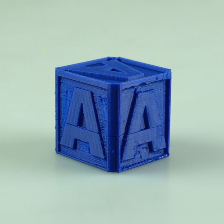 3D Printable Alphabet Blocks by Allen Kruse
