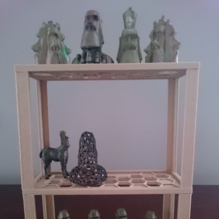 3D Printable Mini Shelf Unit by Kennet McCoy